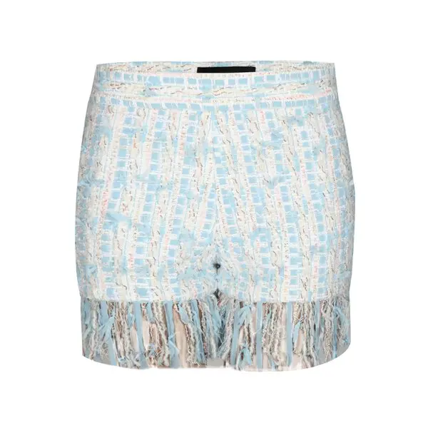 RUE AGTHONIS Tweed Shorts