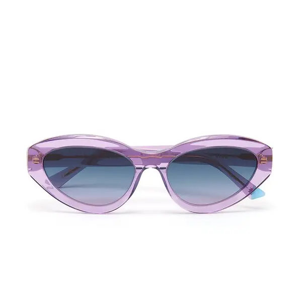 ZOË DE PASS EYEWEAR Billie Oval Sunglasses - Purple