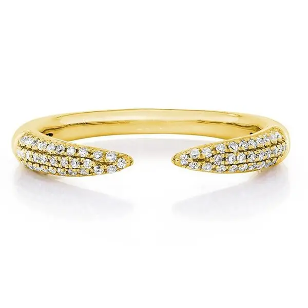 AARIA LONDON Claw Stacked Ring - Gold