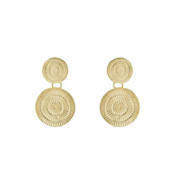 MARCIA MORAN Ariel Dangle Earrings - Gold