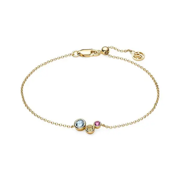 SIF JAKOBS JEWELLERY Sardinien Tre Multicolour Bracelet - Silver