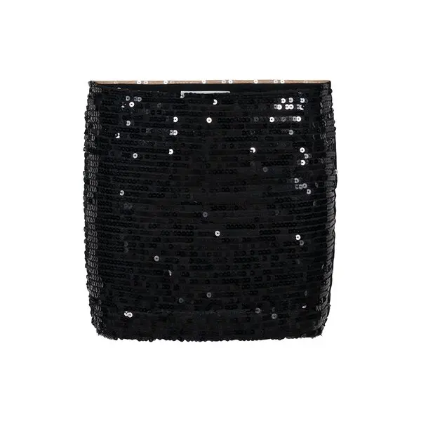 EGYPTIAN BLUE Sequin Mini Skirt