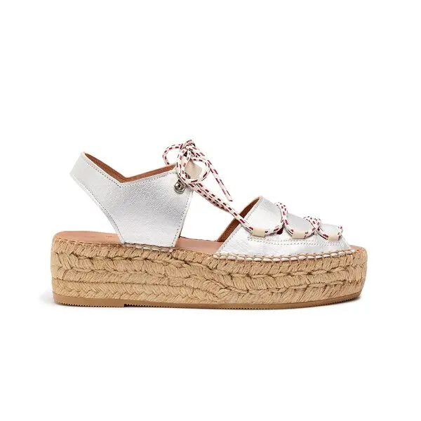 NAGUISA Cima Espadrille - Silver