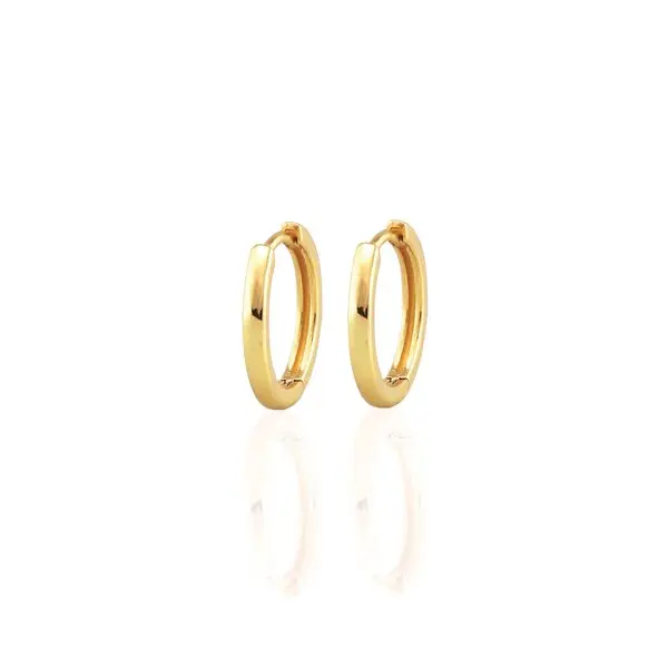 Kris Nations Sunny Side Hoop Earrings - Gold