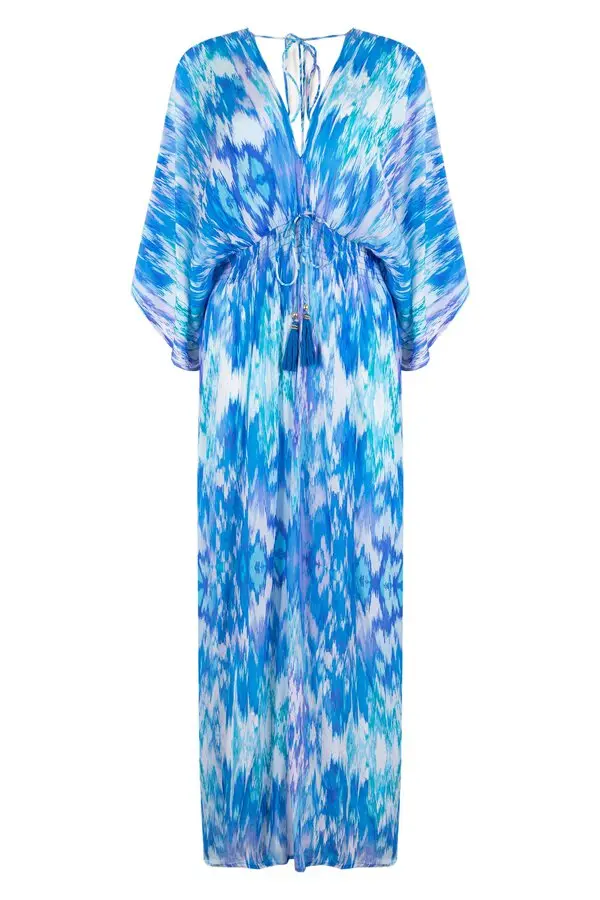 SOPHIA ALEXIA Sea Dream Capri Kimono Dress - Blue