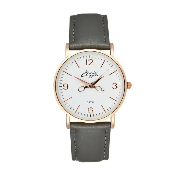 BERMUDA WATCH COMPANY Annie Apple Alore Hairdresser Scissor Hands Watch - Grey