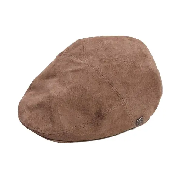 DASMARCA HATS Leather Cap By - Black