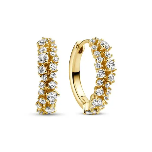 SIF JAKOBS JEWELLERY Cristallo Creolo Earrings - Gold