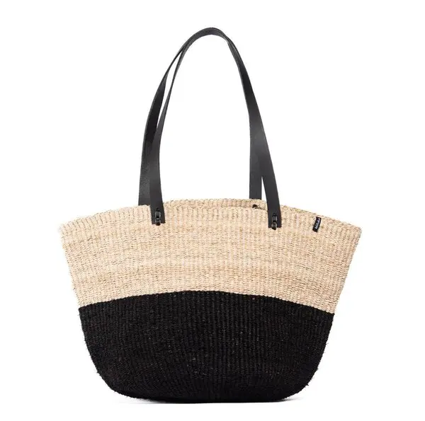 MIFUKO Majani Shopper Basket - Black