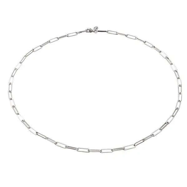 SCREAM PRETTY Long Link Chain Choker - Silver