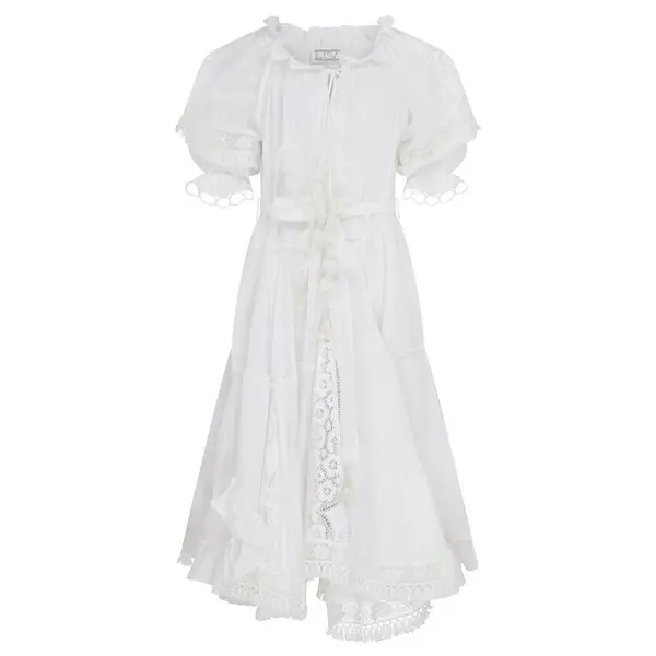 LISA THE LABEL Angel Babydoll Dress - White