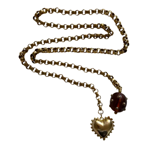 SCCOLLECTION Bonnie Wrap-up Necklace - Brown