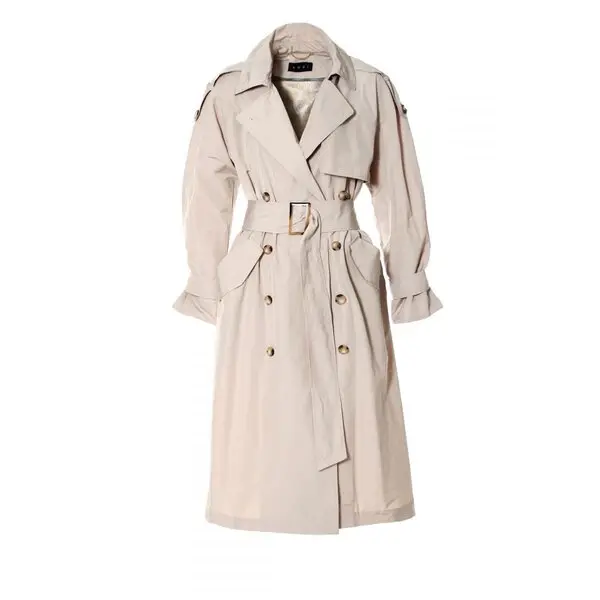 AGGI BY HALEWSKI Midi-length Trench Coat