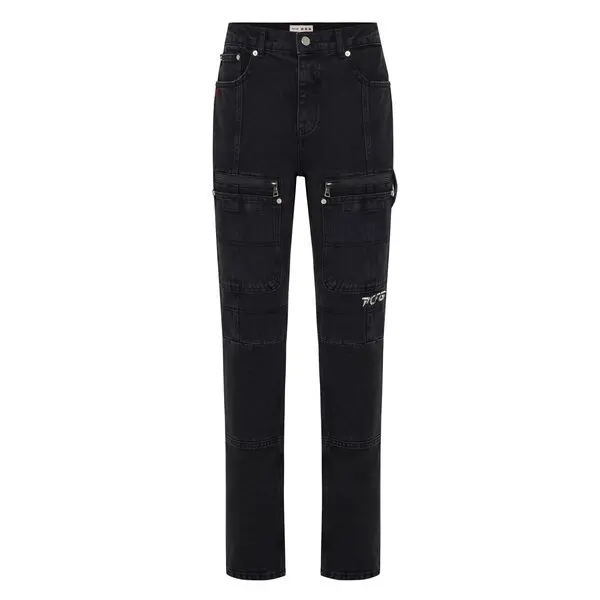 PCFG Cargo Denim Pant With Zip