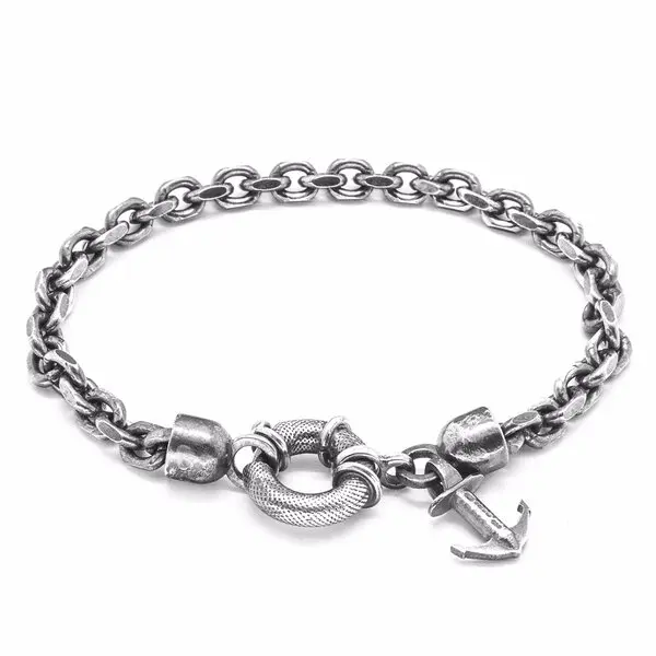 ANCHOR & CREW Salcombe Chain Bracelet - Silver