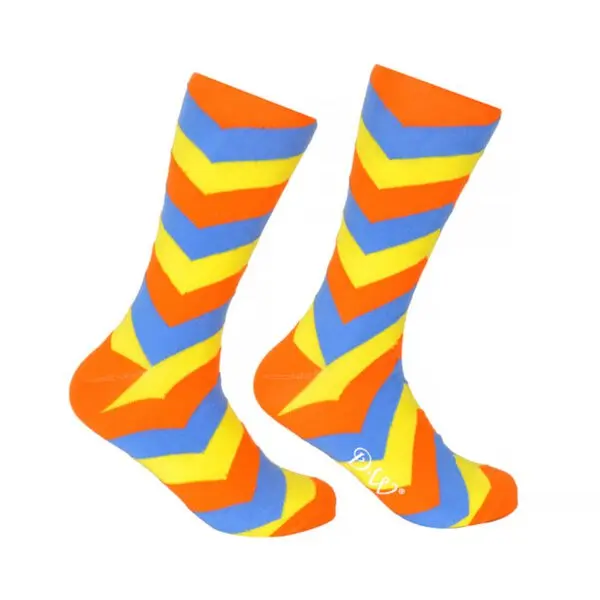 DAVID WEJ Patterned Socks - Yellow