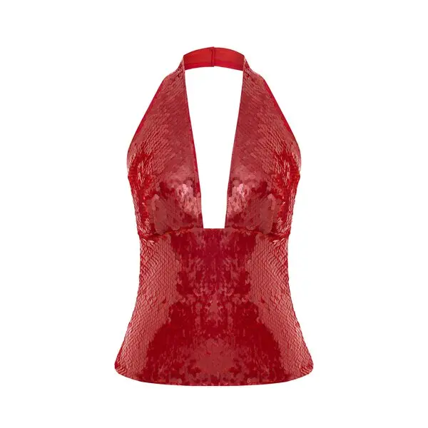 PCFG Sequin Halter Top
