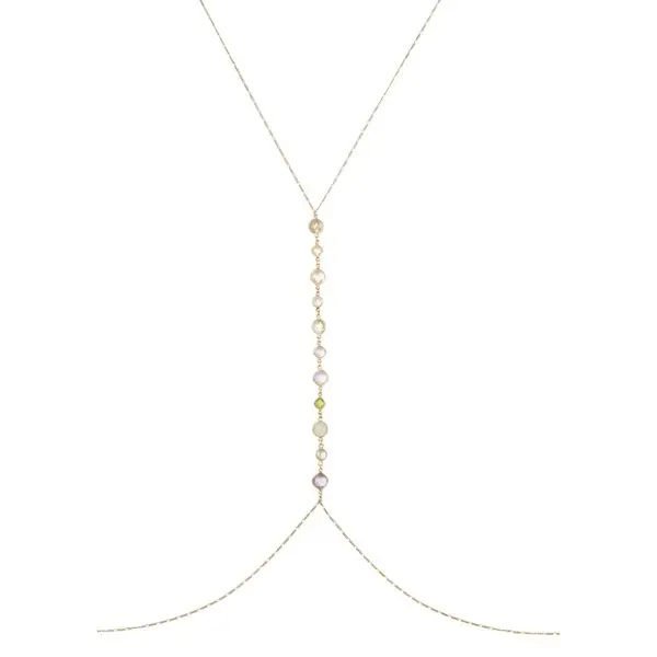 LYA SOUL JEWELRY Penelope Gemstone Body Chain - Gold