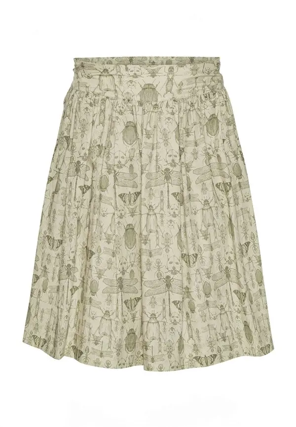 GROBUND Svala Skirt With Beetle Print