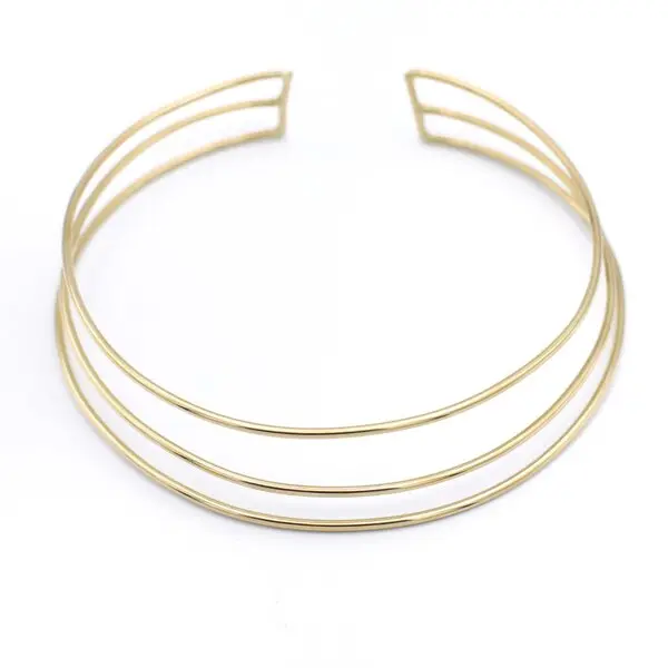 LALA SALAMA Layered Choker - Gold