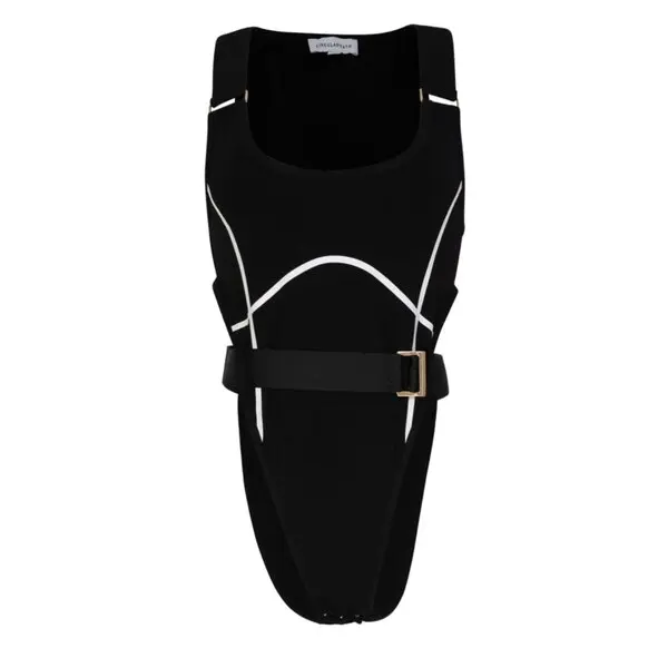 CIRCULAR PATH High Cut Bodysuit