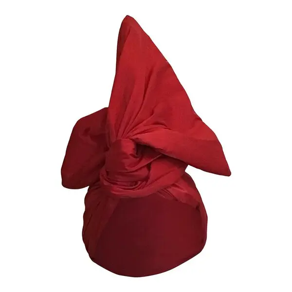 ROMER MILLINERY Twisturban Silk Shantung Turban - Red