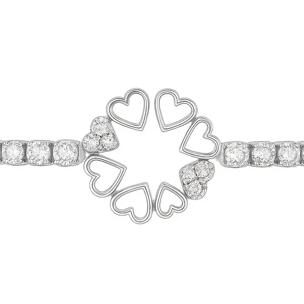 MAISON DE GALA Amoré Circle Bracelet - Silver