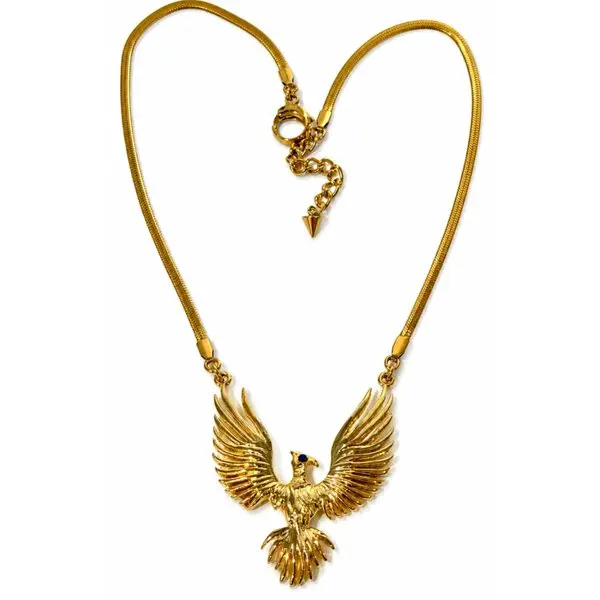 JAGGED HALO JEWELRY Phoenix Pendant Necklace - Gold