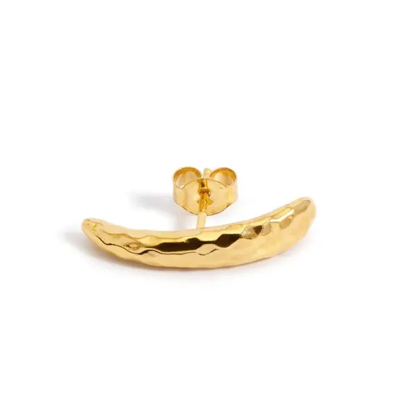 POTOSKA Paul Long Stud Earring - Gold
