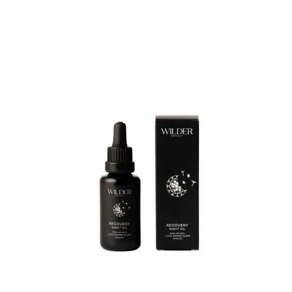 WILDER BOTANICS Recovery Night Oil - Black