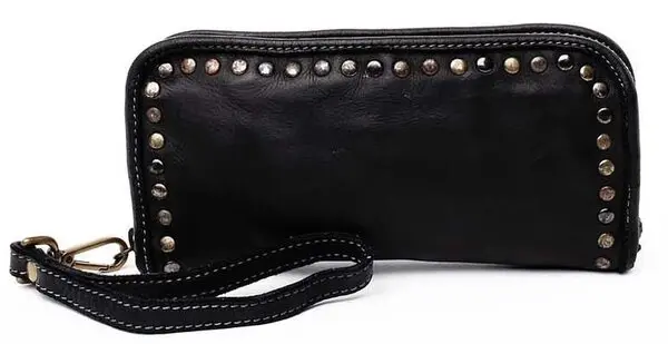 BOLSA NOVA HANDBAGS Sofia Zip Around Wallet - Black