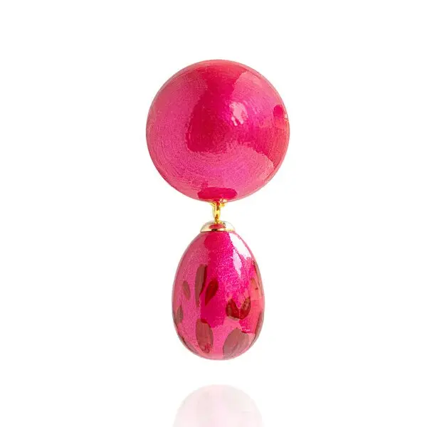 SAULE LABEL Calista Brooch - Pink