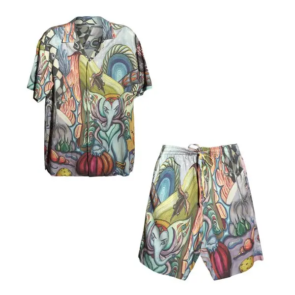 JANARA JONES Psychophant Rayon Makasi Set