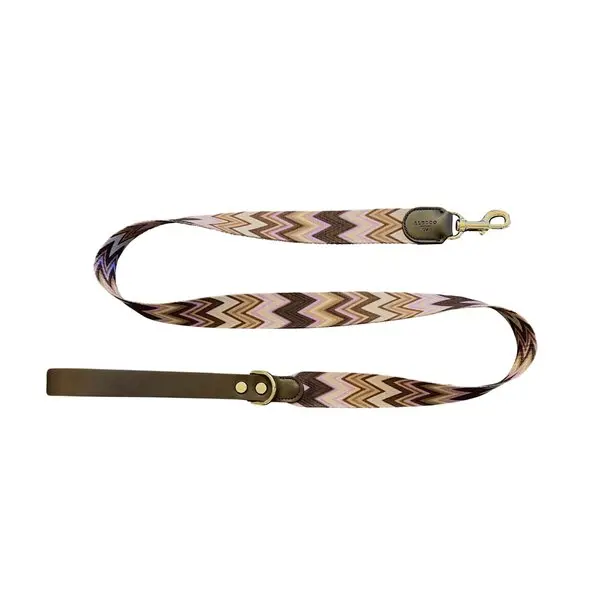 ALECOO Chevron Dog Leash - Purple