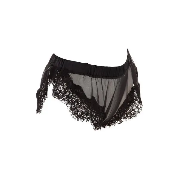 BELLE ET BON BON Eva Noir French Knicker - Black
