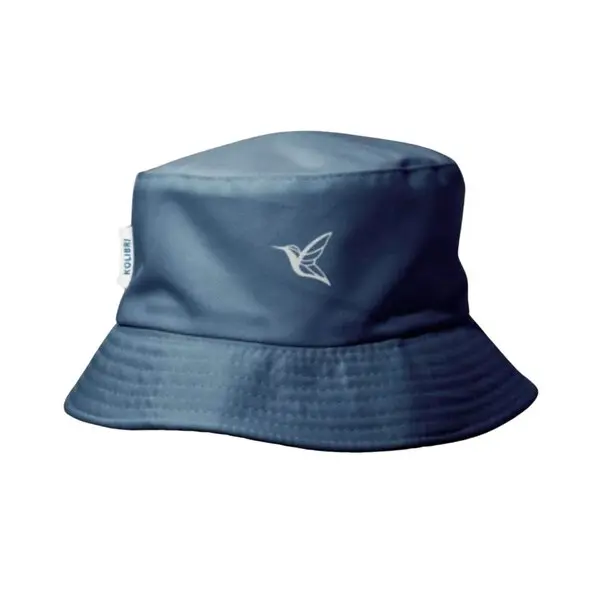 LIVE KOLIBRI Cotton Twill Bucket Hat - Blue
