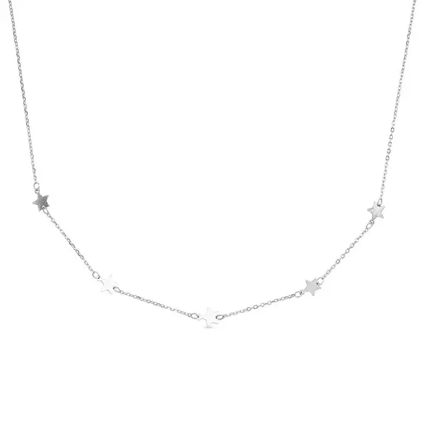 ELK & BLOOM Sterling Star Choker - Silver