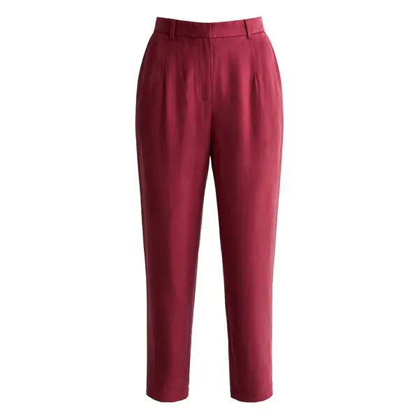 BY NOA RAWITZ High Waisted Cupro Tailored Trousers