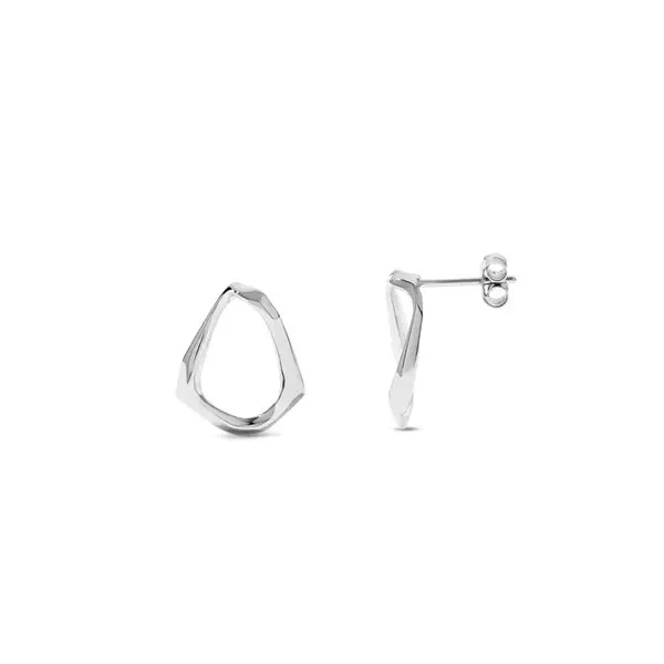 DINNY HALL Thalassa Stud Earrings - Silver
