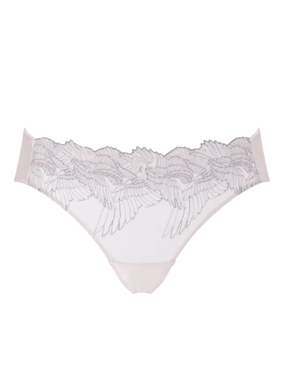 BONBON LINGERIE Neutrals Hope Full Brief - Gray/pink