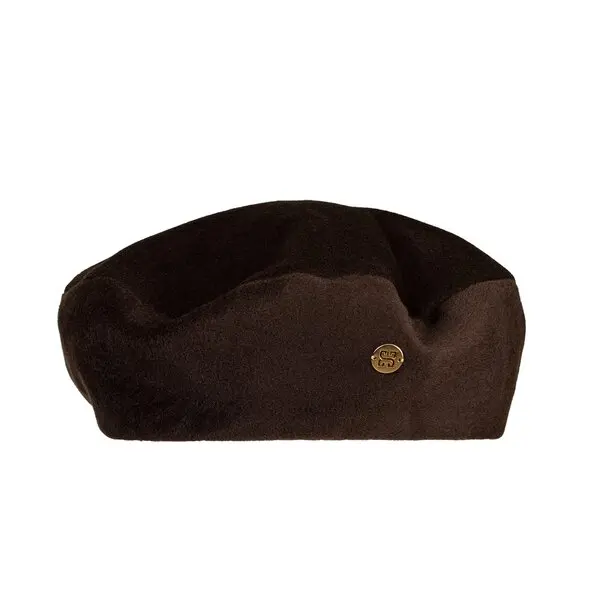 SIBI HATS Chantel Cashmere Beret - Brown