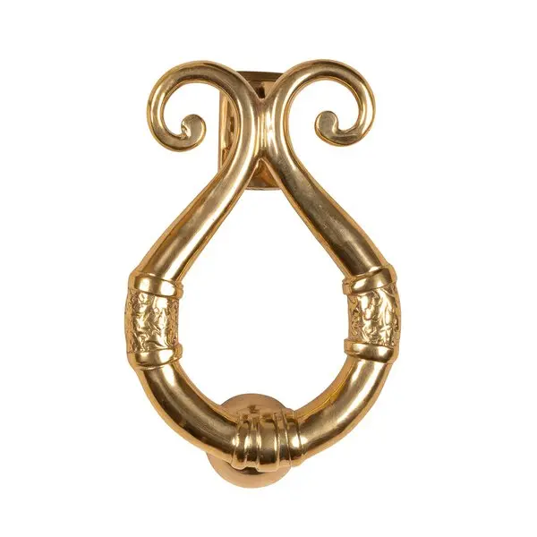 ADAMS & MACK Loop Door Knocker - Gold