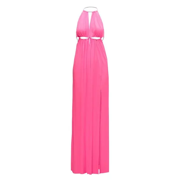 NISSA Embellished Backless Maxi Dress