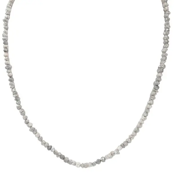 RAHUL'S JEWELS Diamond Strand Necklace - Grey/silver