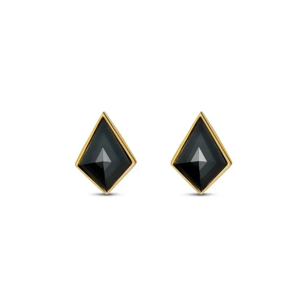RAHUL'S JEWELS Sanctum Aether Earrings - Black/gold