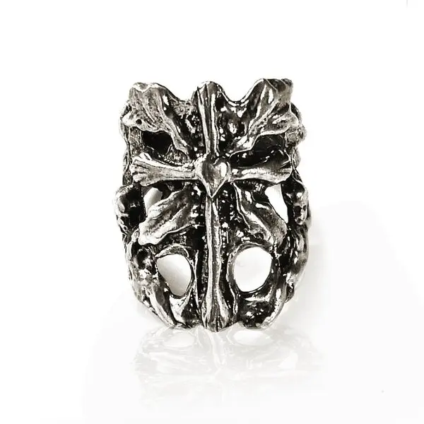 PERRY GARGANO Cross & Cupids Sterling Ring - Silver
