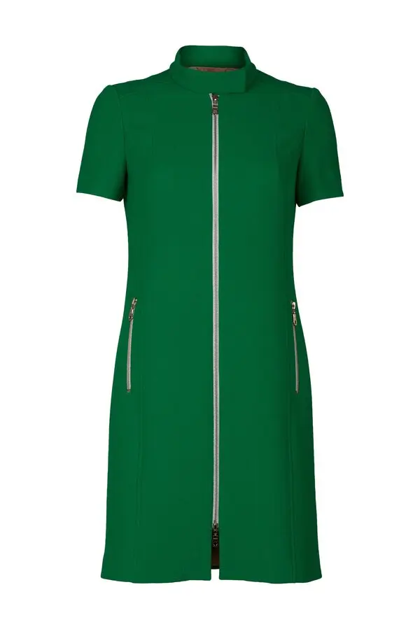 GINTA Wool Boucle Coat Dress