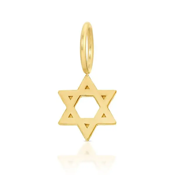 Maya Brenner Designs Charm Pendant Star Of David - Gold