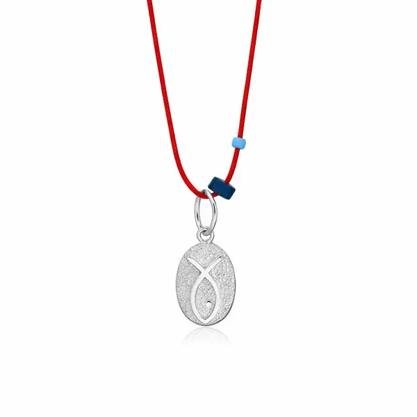 THE PHEIA Fish Pendant Necklace - Silver
