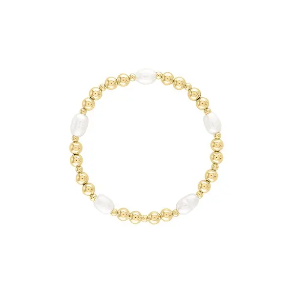 OLIVIA LE La Perla Pearl Bracelet - Gold